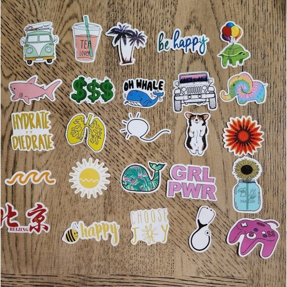 Customized & Personalized | Other | Stickers 5 Fun Cute Stickers Girly ...
